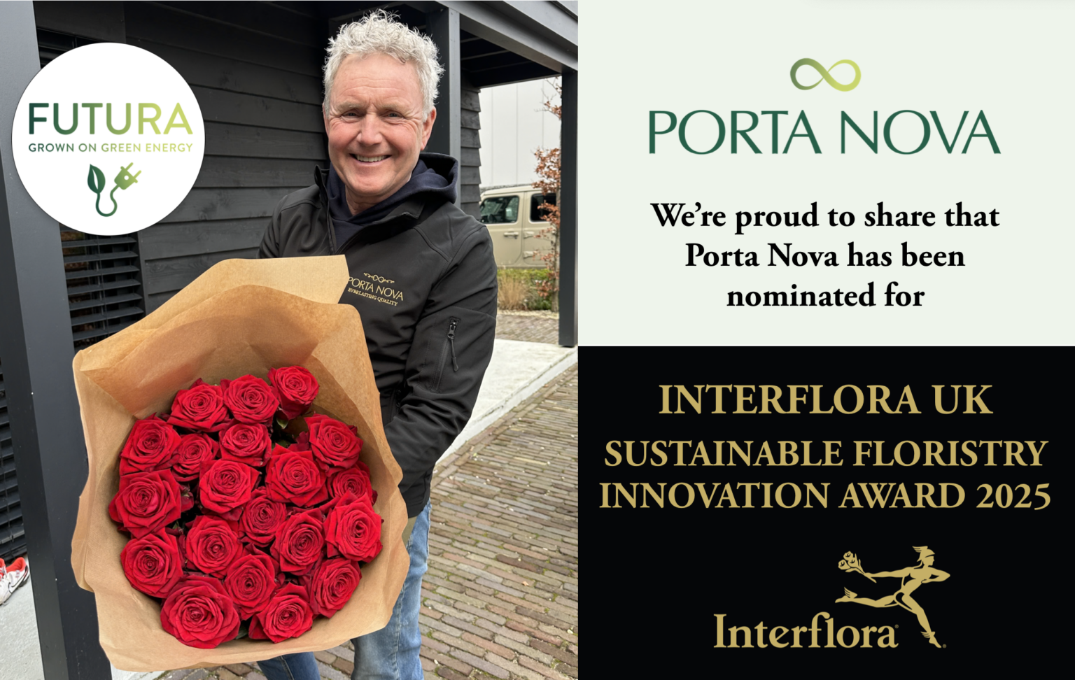 PORTA NOVA, Dedicated to deliver the absolute best quality red roses.
